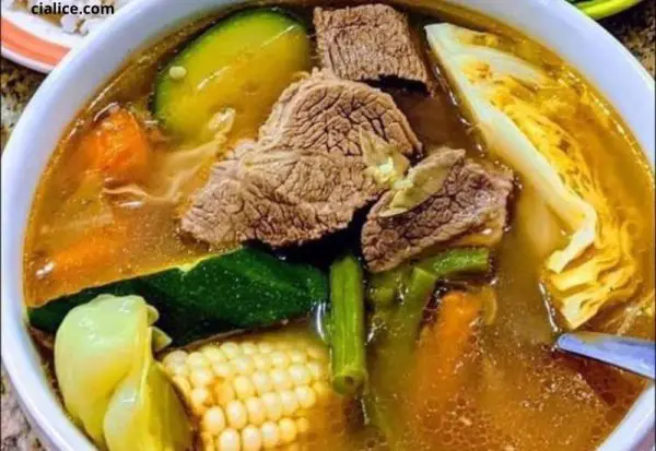 Caldo de Res con Verduras - Recetas Sabrosas